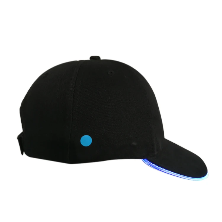 Wholesale Custom Led Light 6 Panel Baseball Hat Fashion Glowing Flash ...
