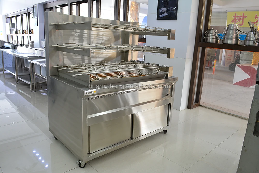 Restaurant Large Charcoal Chicken Rotisserie Machine