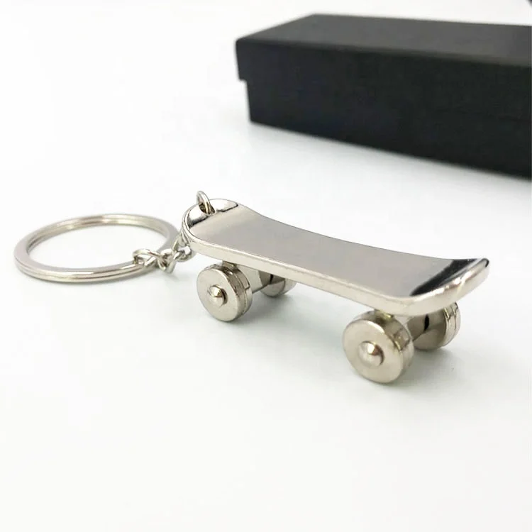 Advertising Mini 3d Skateboard Keychain Metal Keyring - Buy Skateboard ...
