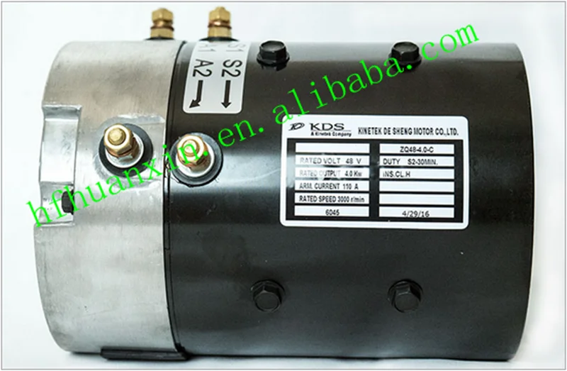 Electric Sightseeing Car 4kw Dc Motor - Buy 48v 4kw Dc Electric Motor ...