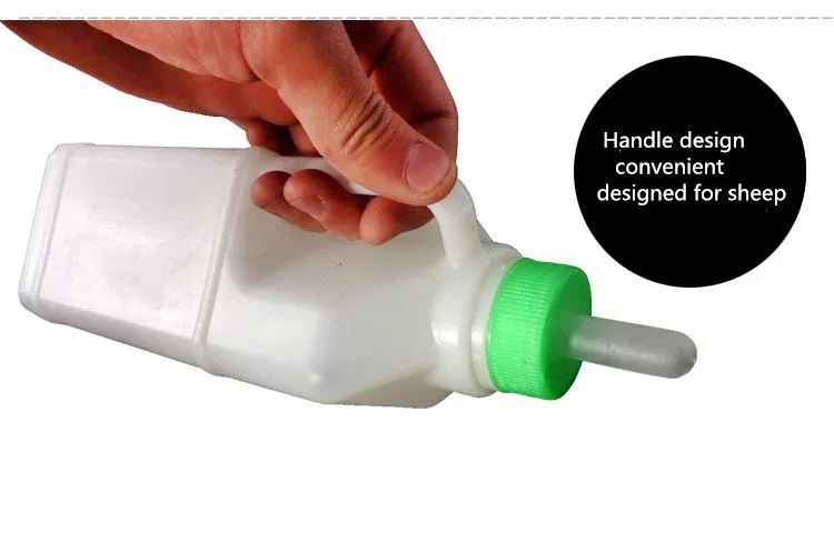 Silicon Non-toxic Sheep Feeding Milk Bottle With Nipple Baby Sheep Lamb ...