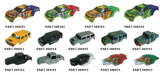 1/8 Rc Truck Body Shell Hsp Rc Car Body - Buy 1/8 Rc Truck Body Shell ...
