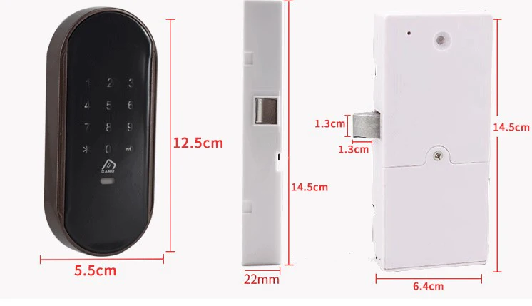 Touch Screen Smart Digital Electric Cabinet Lock for Lockers