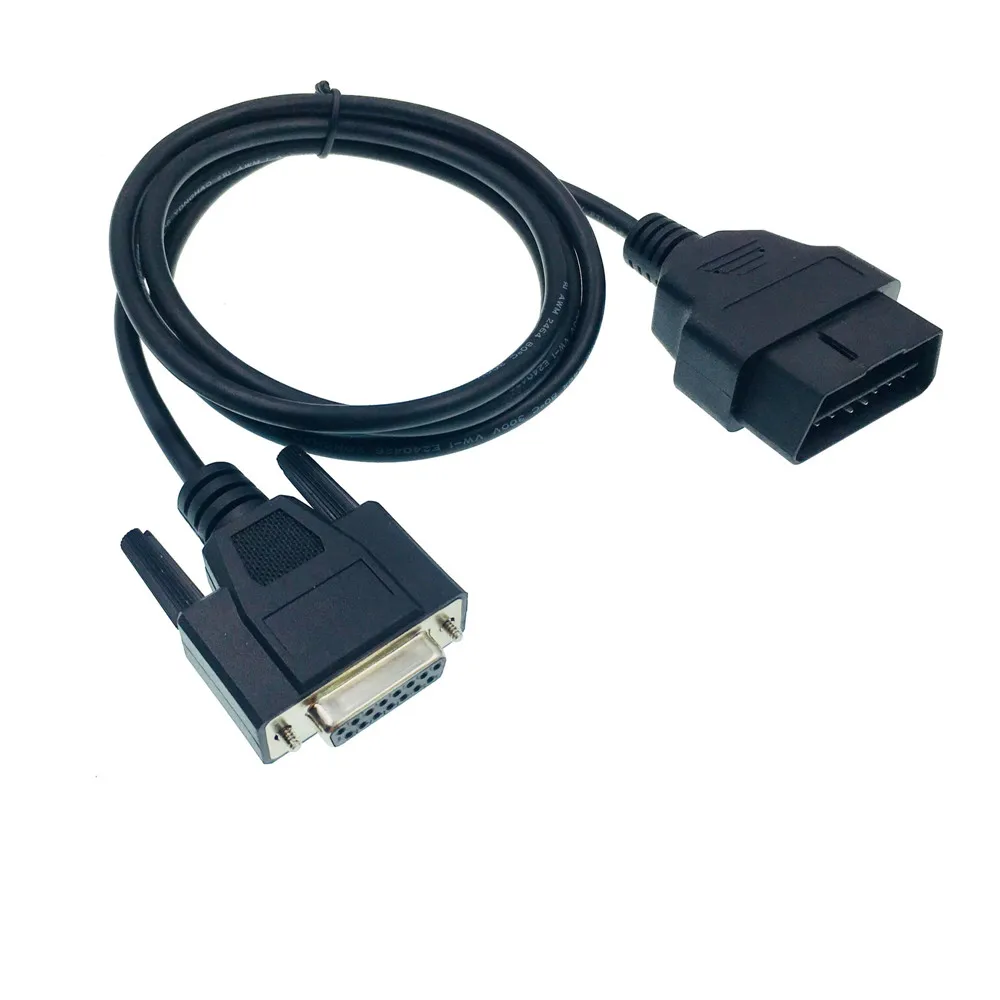Obd2 Male To Db15 Female Cable Obd2 Db 15pin Obd2 Scanner Main Test ...