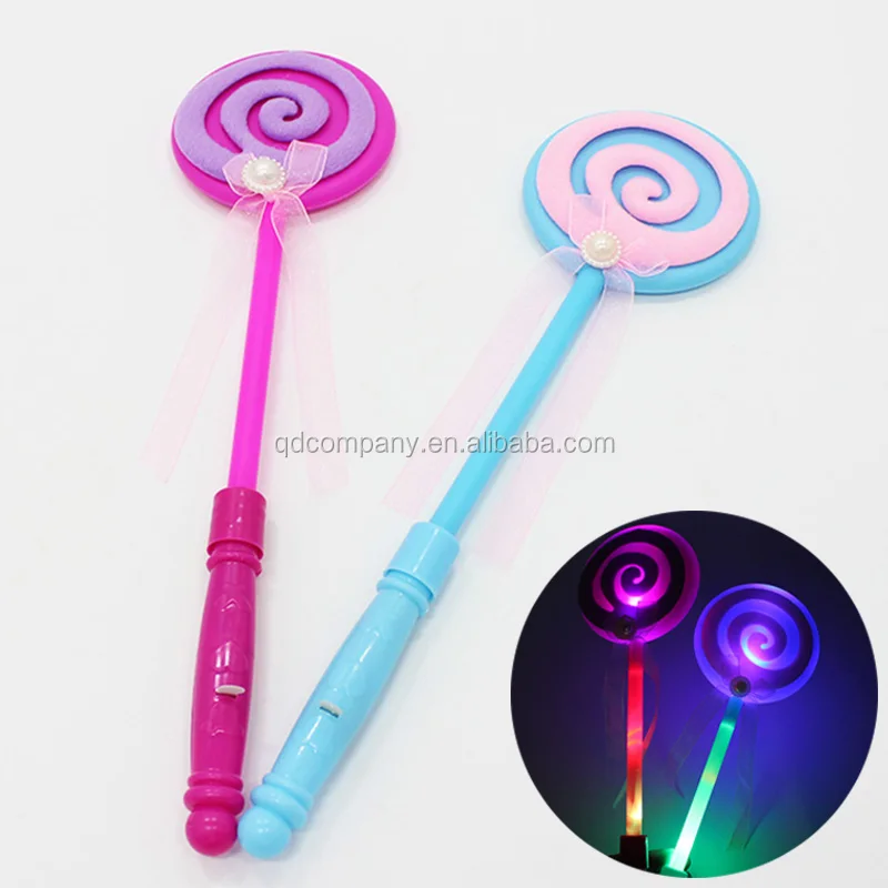China Led Light Up Wand Assorted Color Fairy Lollipop Glow Sticks For ...