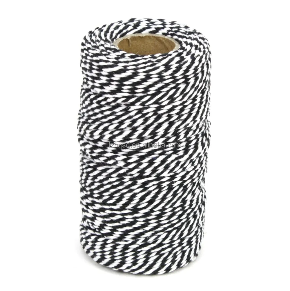 1.5mm Great Industrial Packing Twine Black And White Cotton String ...