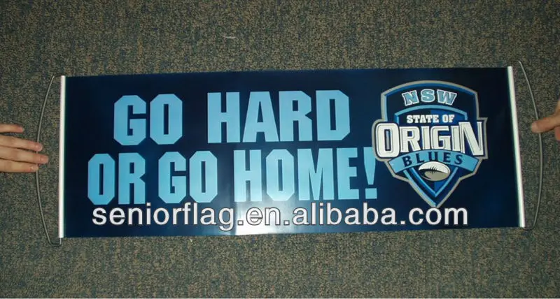 Fan Scrolling Banner, Soccer/Sports Fan Banner, Handheld Roller Banner ...