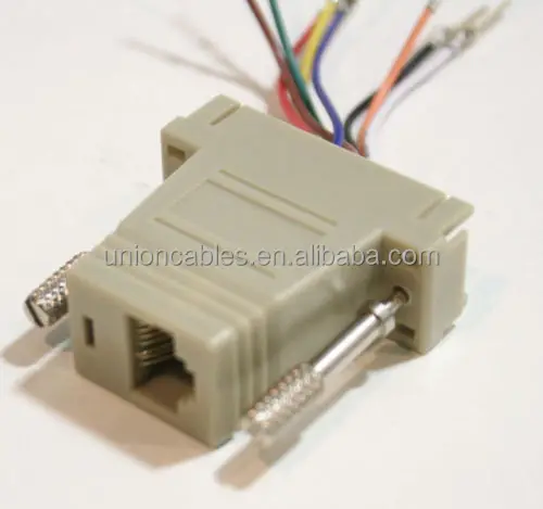 Db 15 Pin Db15 Male To Rj45 8p8c Female Modular Serial Adapter ...