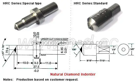 High Quality Rockwell Diamond Indenter - Buy Diamond Cone Penetrator ...