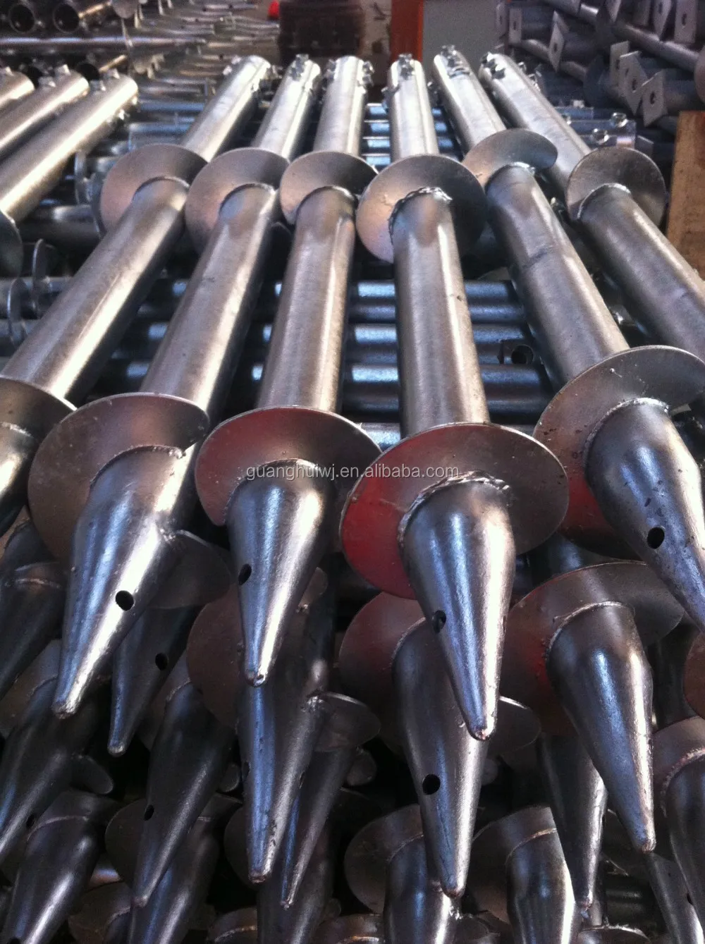 Earth Screw Anchor Ground Pole Helix Factory - Buy Ground Screw Pole ...