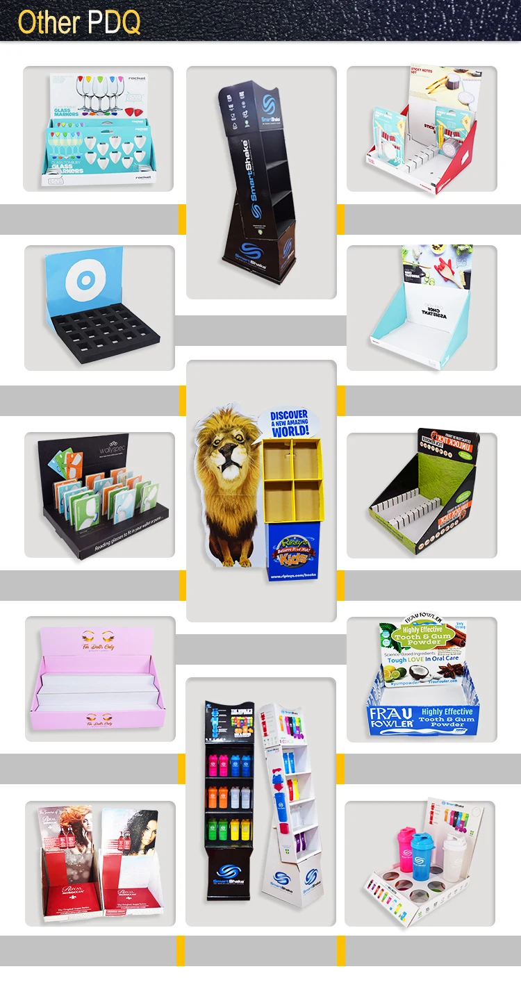 Carton Paper Corrugated Template Cardboard Custom Display Pdq Box - Buy ...