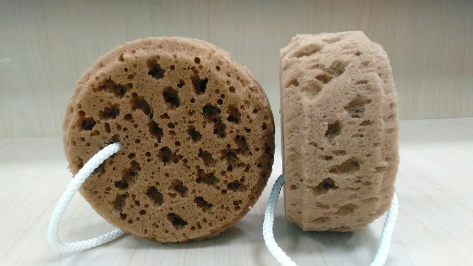 Round Shaped Pu Bath Sponge Shower Sponge For All Family Water Absorb ...