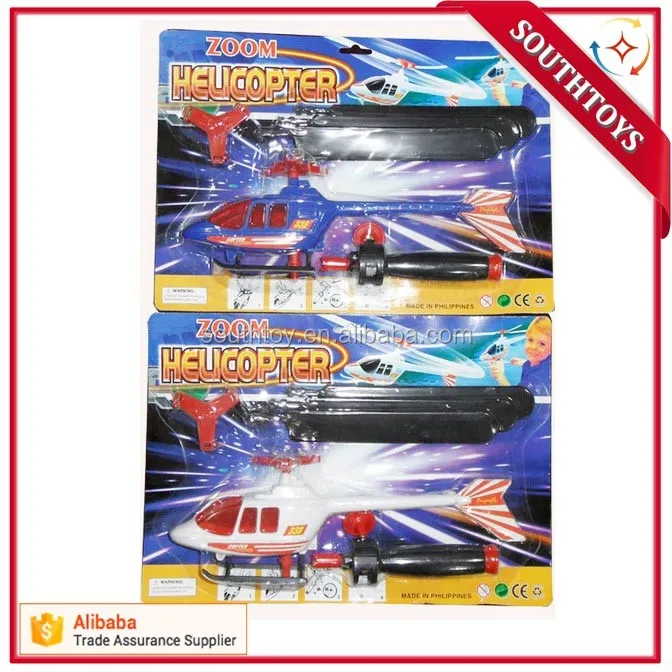 Pull Launcher Sky Zoom Copter Helicopter Pull String & Watch It Zoom Up ...