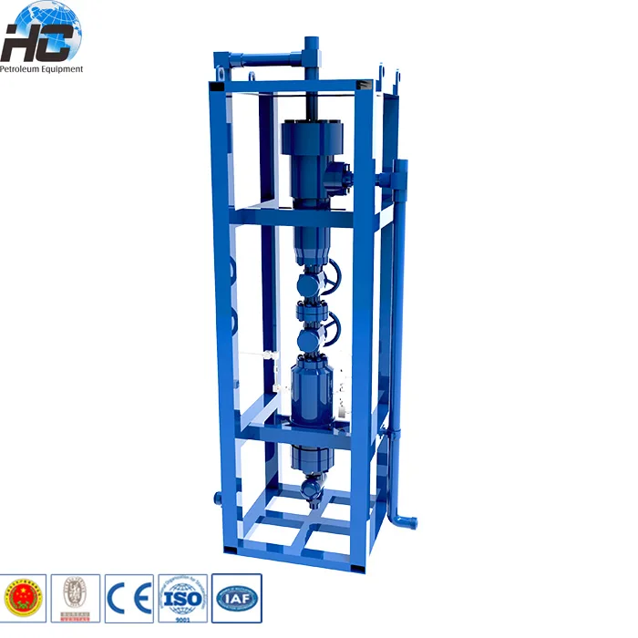 Oilfield Wellhead Sand Desander / Drilling Mud Cyclone Desander - Buy ...