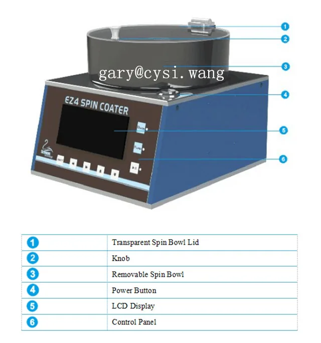 CE Certified CY-EZ4 Spin Coating Machine for Lab Use