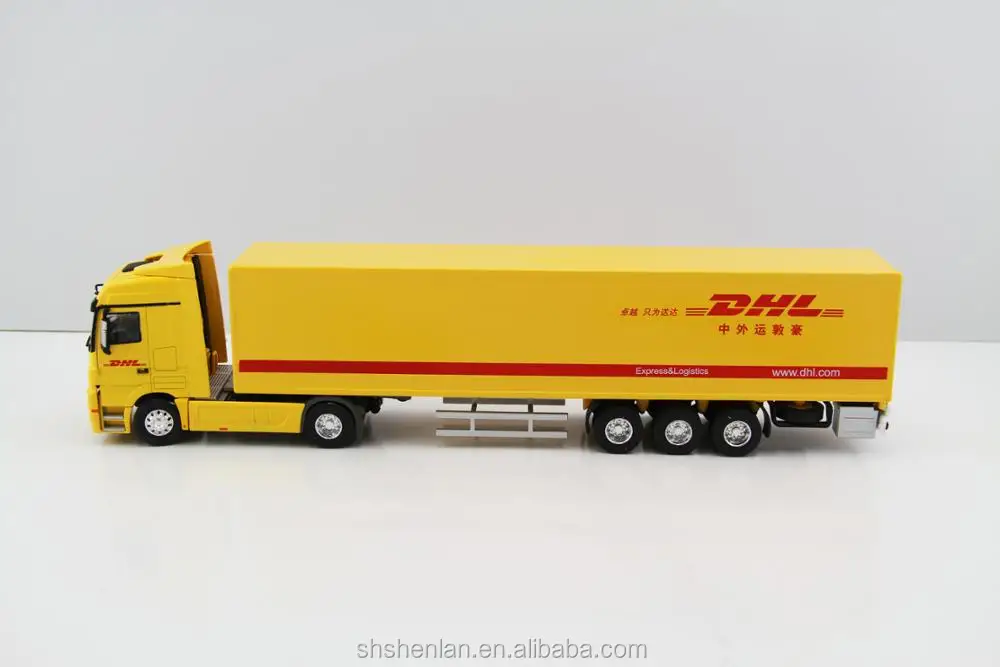 High Quality Mini Cargo Container Dhl Truck Toy,Scale 1:50,13.5 Inches ...