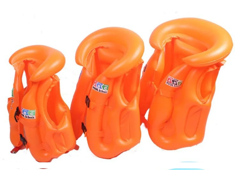 Kids Learn Life Safety Jackets Inflatable Swimsuit Pvc Inflatable Swim ...