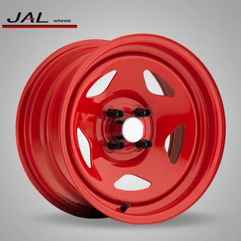 Full Red Star Wheels 5 Hole Steel Wheels Offroad 4x4 Rims For Jeep ...