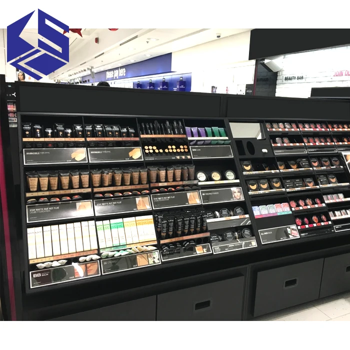 Makeup Store Floor Standing Lipstick Cosmetic Display Stand - Buy ...