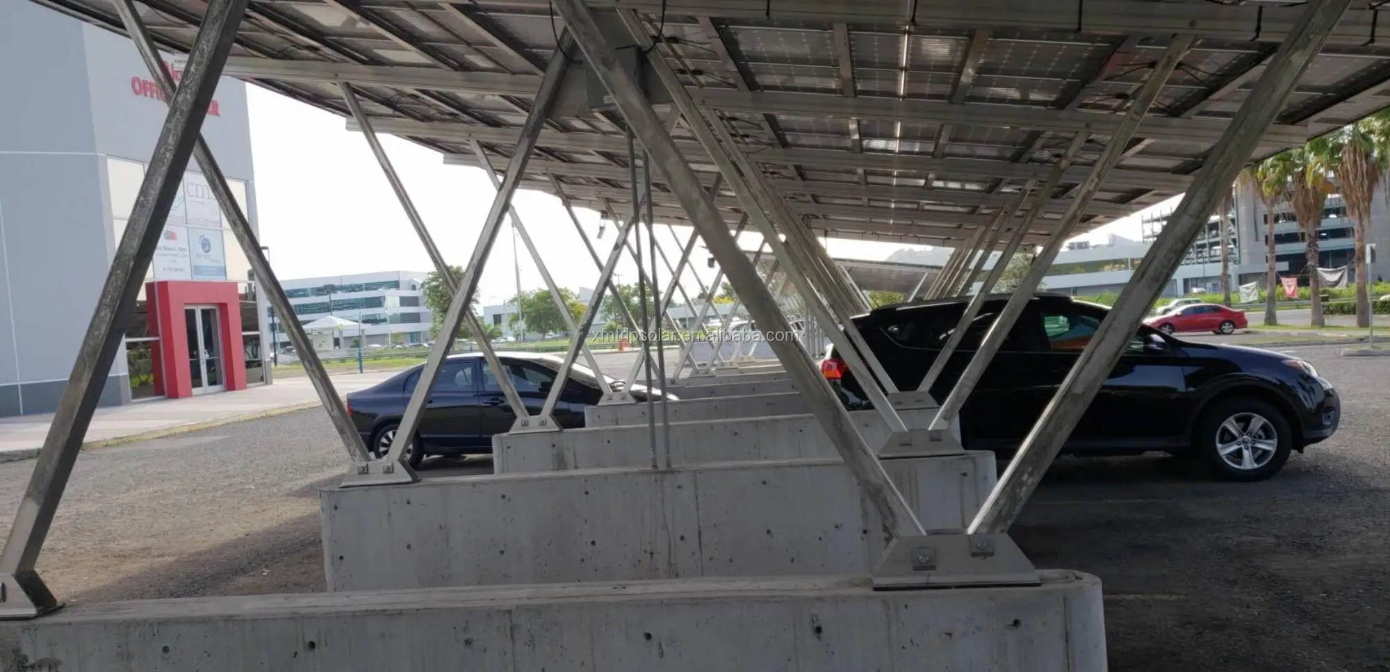 Aluminum Solar Car Parking Shed - Buy Solar Car Parking Shed solar Shed ...