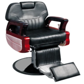 Portable Hair Salon Chair Black Hairdressing Chair Salon Furniture Back ...