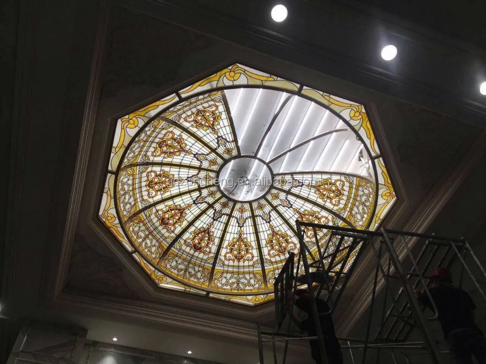 Classical Church Ceiling Dome Recessed Ceiling Design Translucent ...