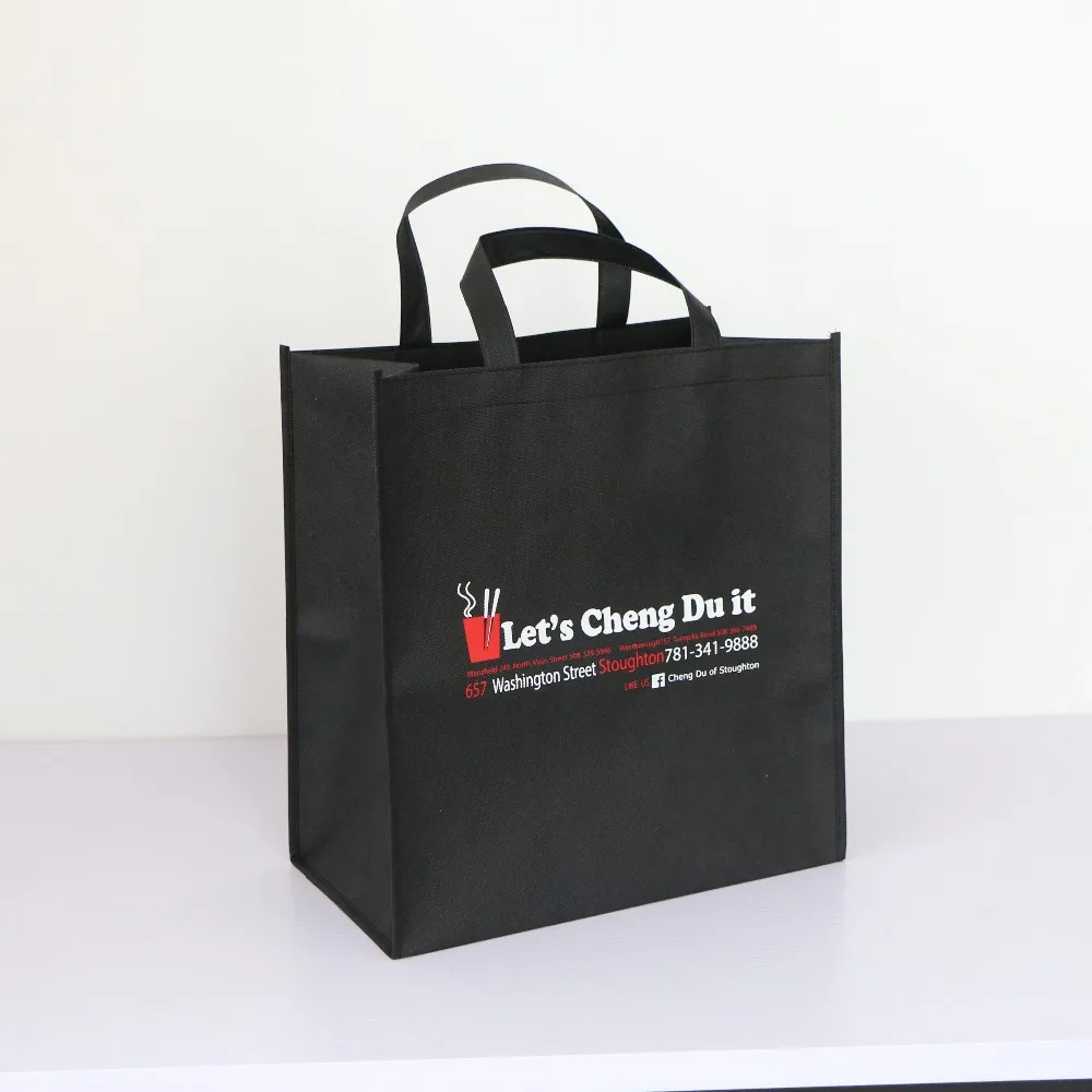 Restaurant Takeaway Reusable Non Woven Tote Bag - Buy Resturant Bag ...