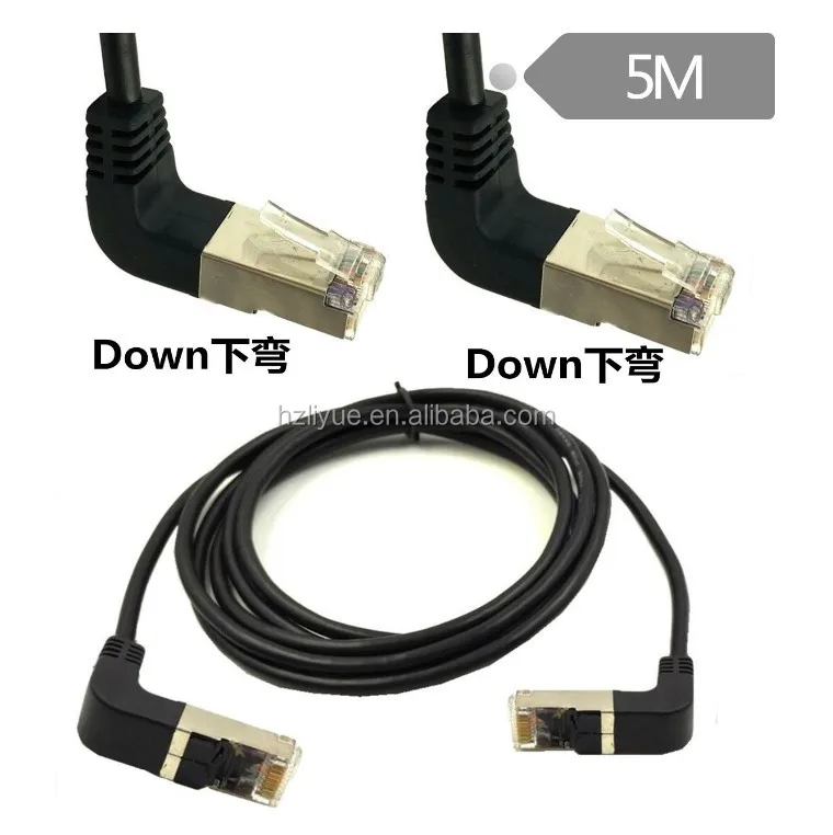 RJ45 90 Degree Cat5 Cable - Versatile Ethernet Solution