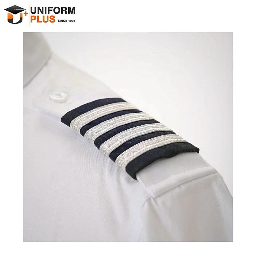 Custom Airline Captain Shoulder Badge Boards Epaulettes