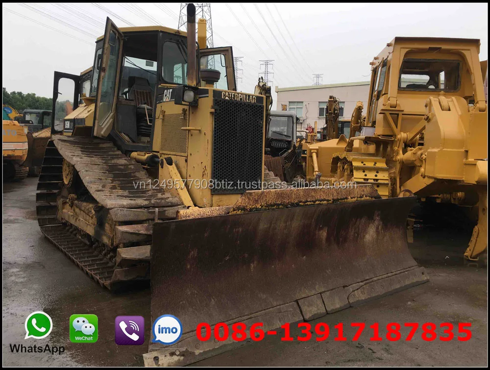 日本卡特彼勒二手推土机cat D55m推土机与沼泽履带板 Buy 二手caterpillar D5m推土机 使用cat D5m推土机出售