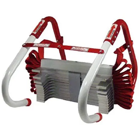 14 Foot Fire Escape Ladder 2 Story Steps Emergency Chain Life Save ...