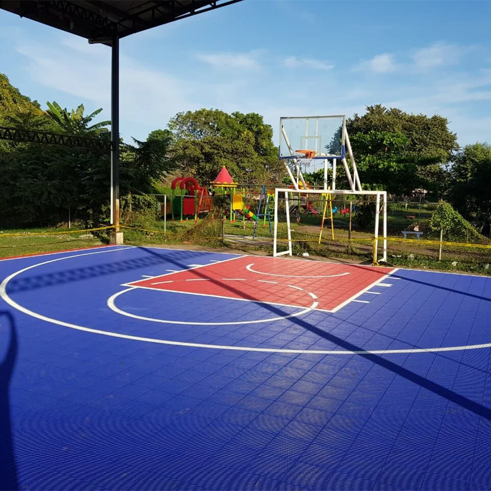 2019 Backyard Modular Interlocking Outdoor Soundproof Basketball Court ...