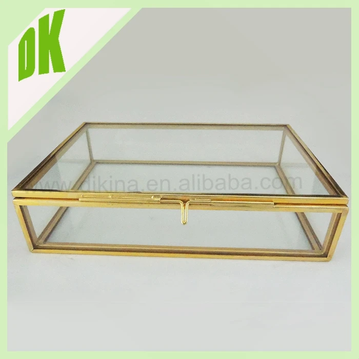 Clear Beveled Glass Display Box,4 X 6 To Hold Your Loved Keepsakes With ...