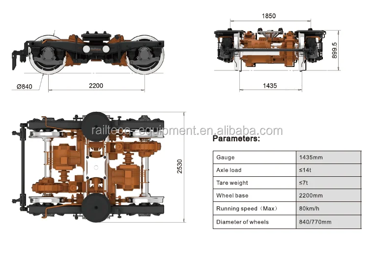 Rtdz16 Railway Bogie For Metro/subway/undergroud Vehicle - Buy Railway ...