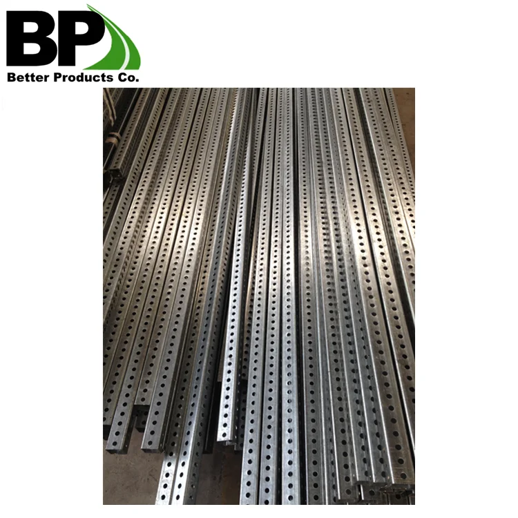 Traffic Road Safety Perforated Steel square Sign Tubing Post Telespar ...