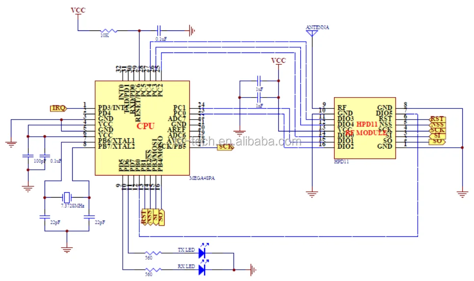 Taidacent PE4259 RF Switch Lora Wireless Meter Reading Sensor
