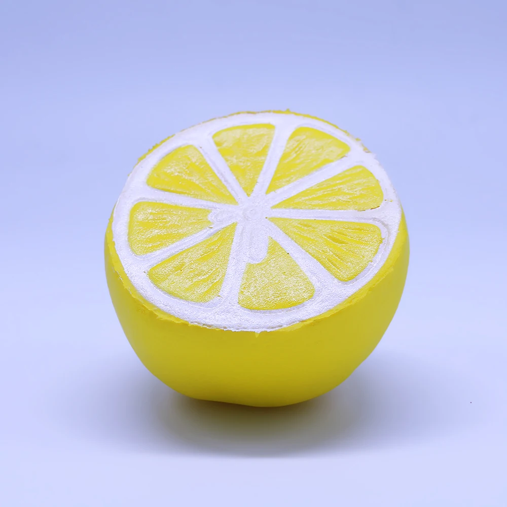 Yellow Big Lemon Rising Scented Jumbo Squishy Stress Relief Squeeze ...