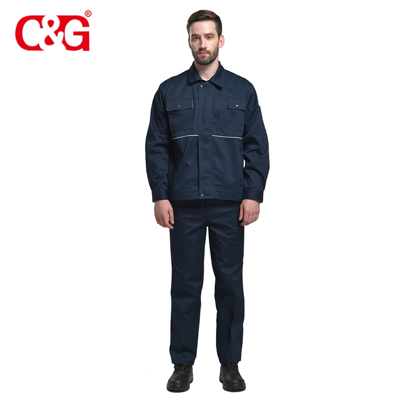 C&G Industrial Workwear - Dark Blue, Flame Retardant