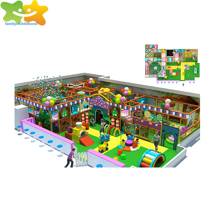 Popular Naughty Castle Kids Plastic Playground Indoor Playground Toy ...