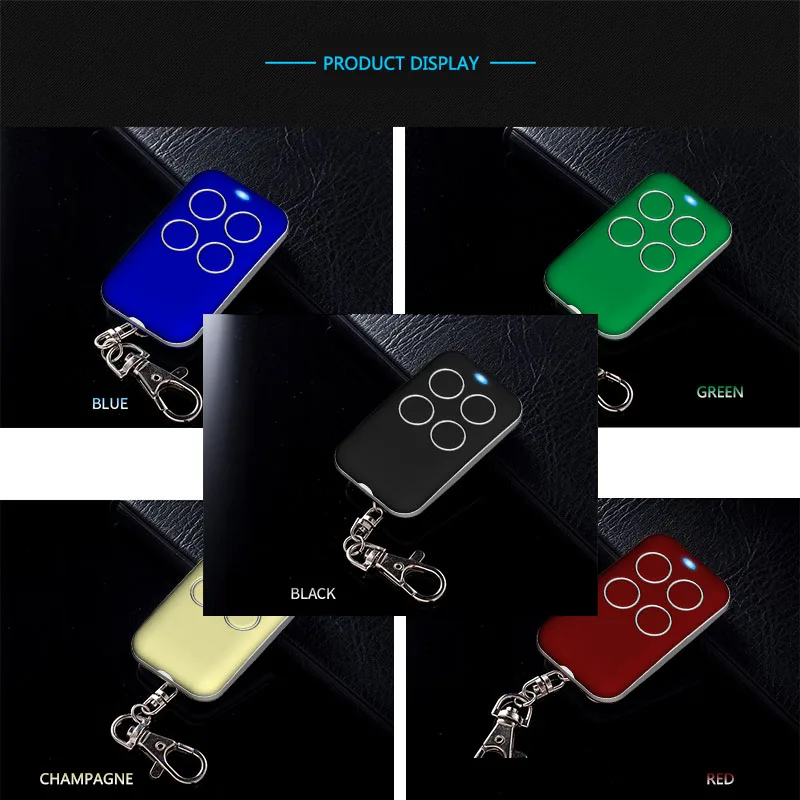 Waterproof Case 4 Button Wireless Remote Control Duplicator Code 433mhz Universal Remote Control ...