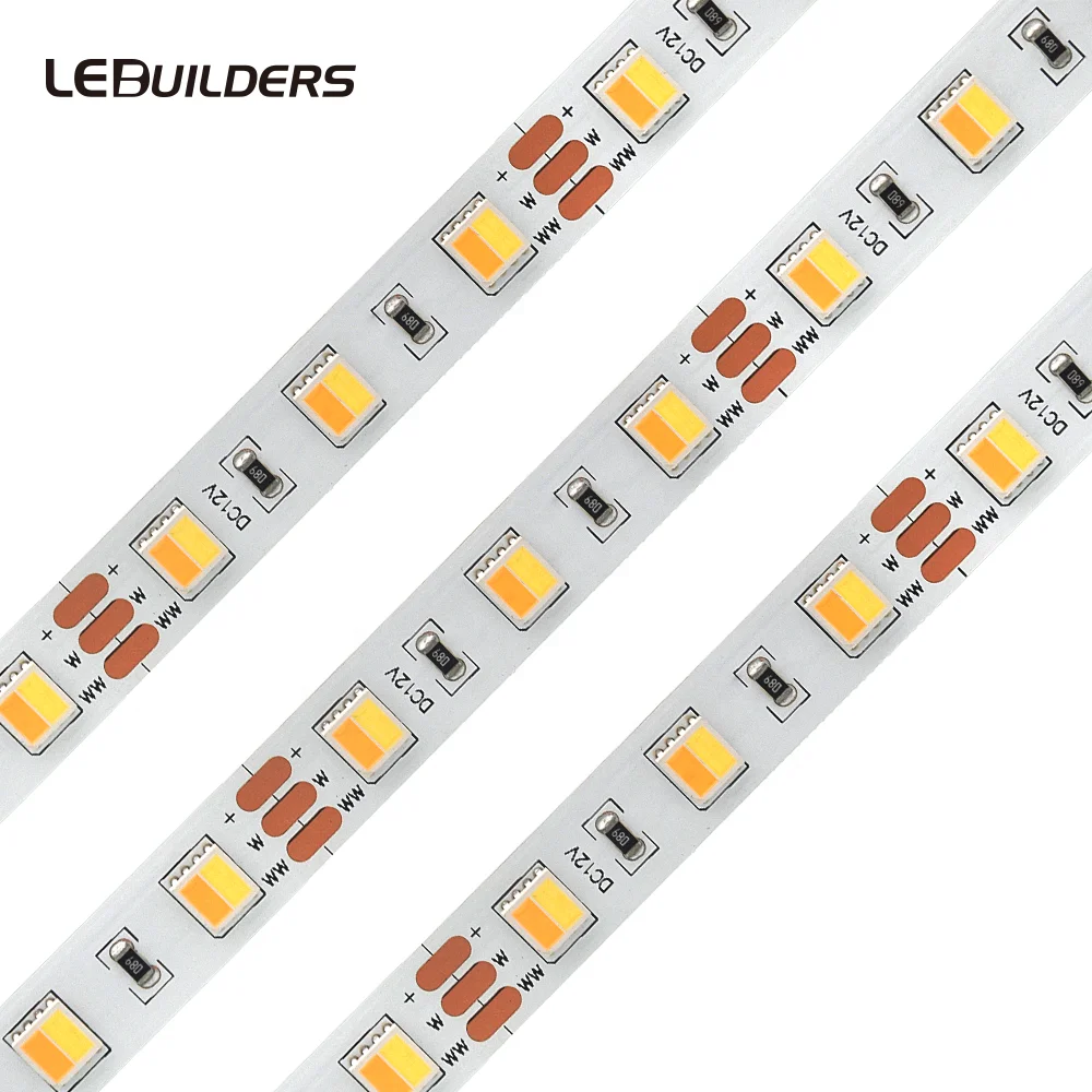 Cheap Price 2 In 1 Dual Color Cct Adjustable Led Strip 5050 24v 60leds ...
