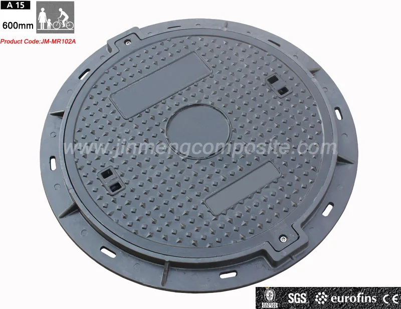 EN124 A15 C/o600mm Jrc 12 Etisalat Manhole Covers Composite Manhole ...