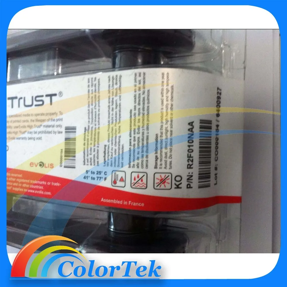 Evolis R2f010naa Ko Ribbon Used For Primacy & Zenius Printer - Buy ...