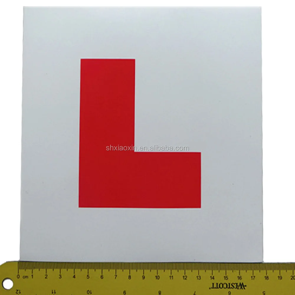 Bodywork Fully Magnetic Car Learner Plates Car Sticker Uk Learn Plates ...