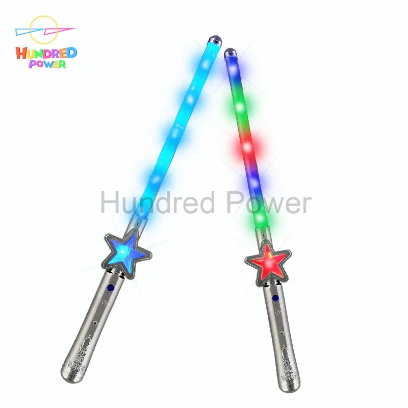 Magic Fairy Star Led Wand,Glowing Wand With Spinning Led Lights Fairy ...