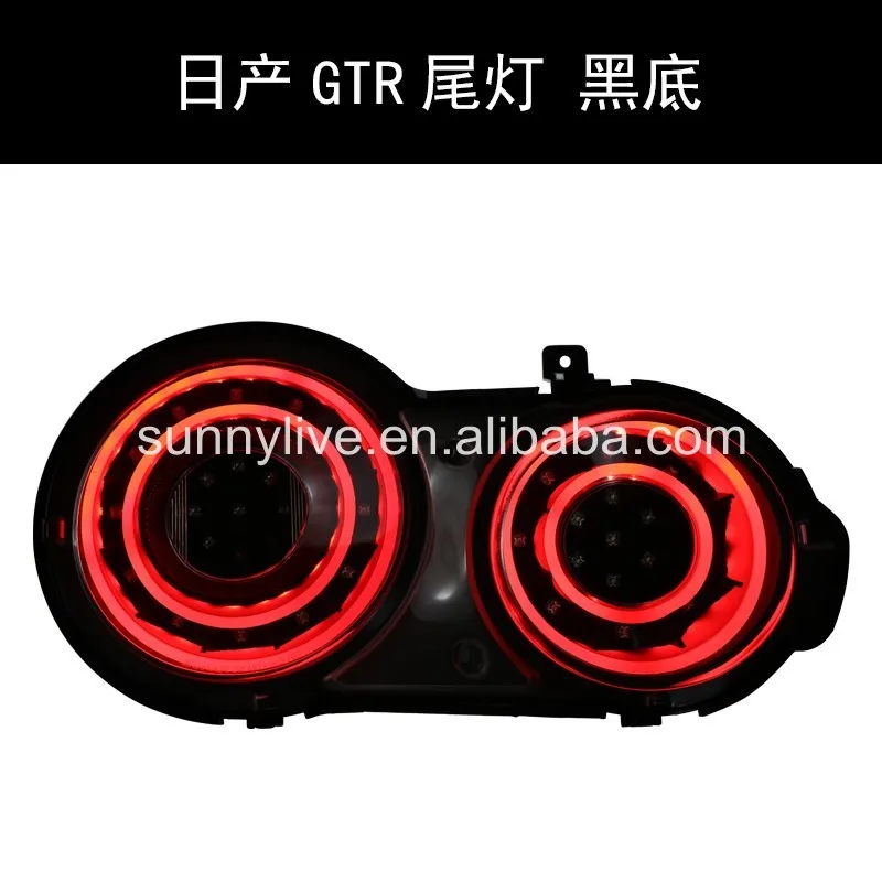 For Nissan Gt-r R35 Gtr R35 Led Tail Lamp Black Housing Sn - Buy Gt-r ...