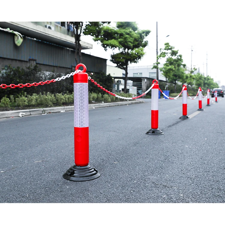 Portable Traffic Pole 8cm Reflective Traffic Road Traffic Divider ...