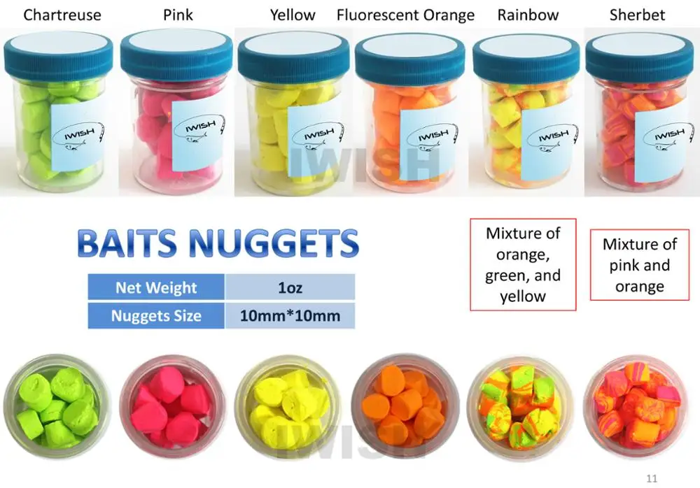 Supplying Float Fluorescent Yellow Color Nuggets Fishing Trout Baits ... Supplying Float Fluorescent Yellow Color Nuggets Fishing Trout Baits ...