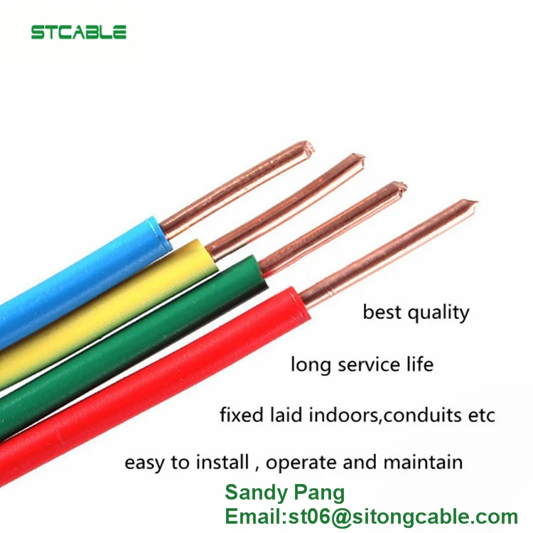 600v Building Wire Solid Copper Conductor Pvc Insulation Thwn/thhn ...