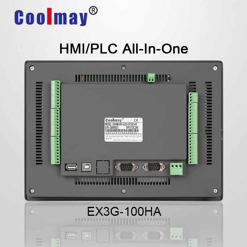 Coolmay EX3G-100HA-44MRT HMI/PLC Integrated Support PID Auto-tuning